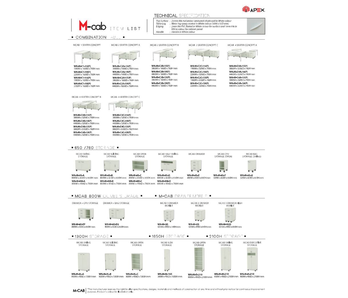 MCAB Workstation | Duracon