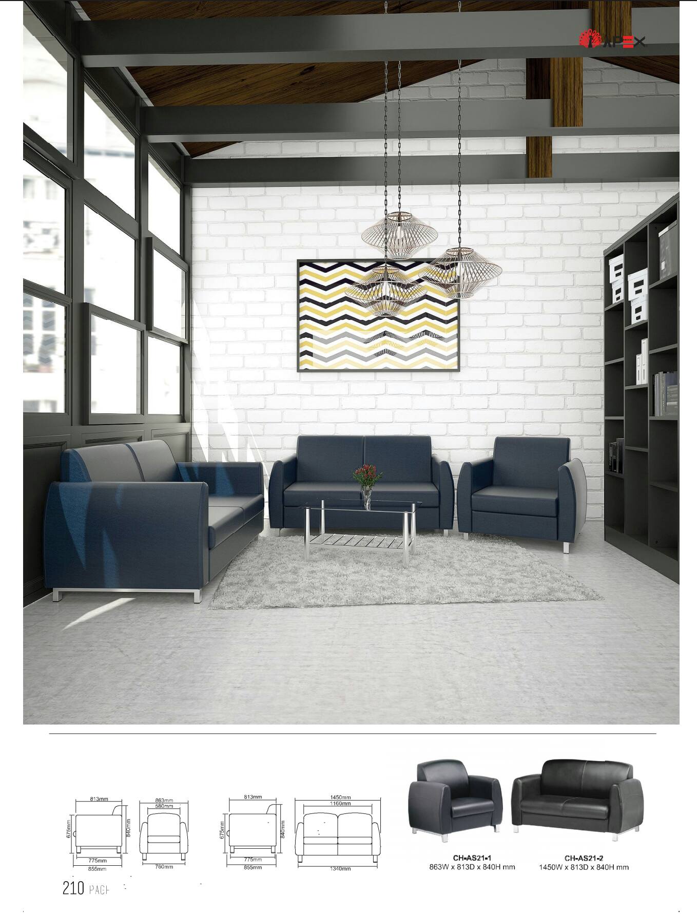 Office Settee | Duracon