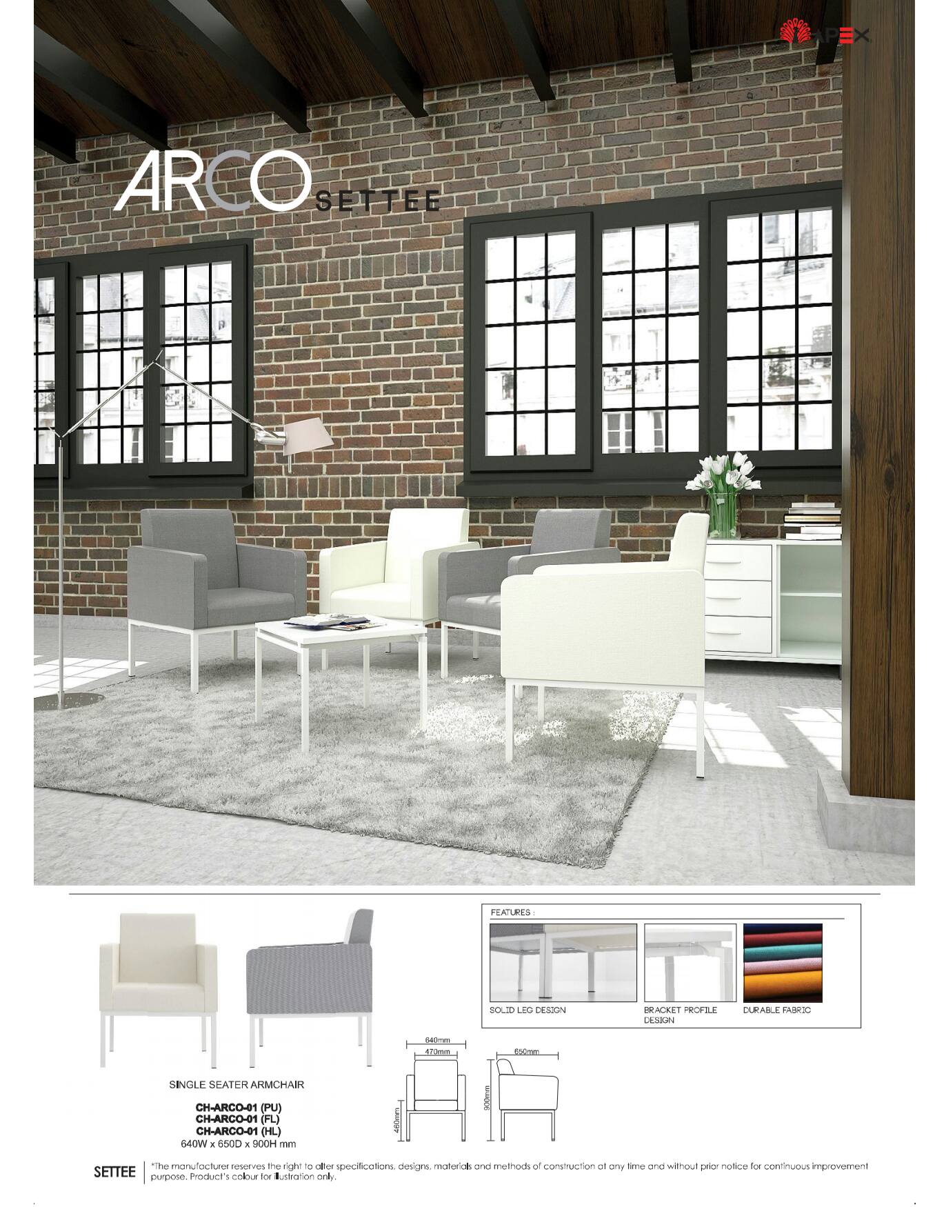 Office Settee | Duracon