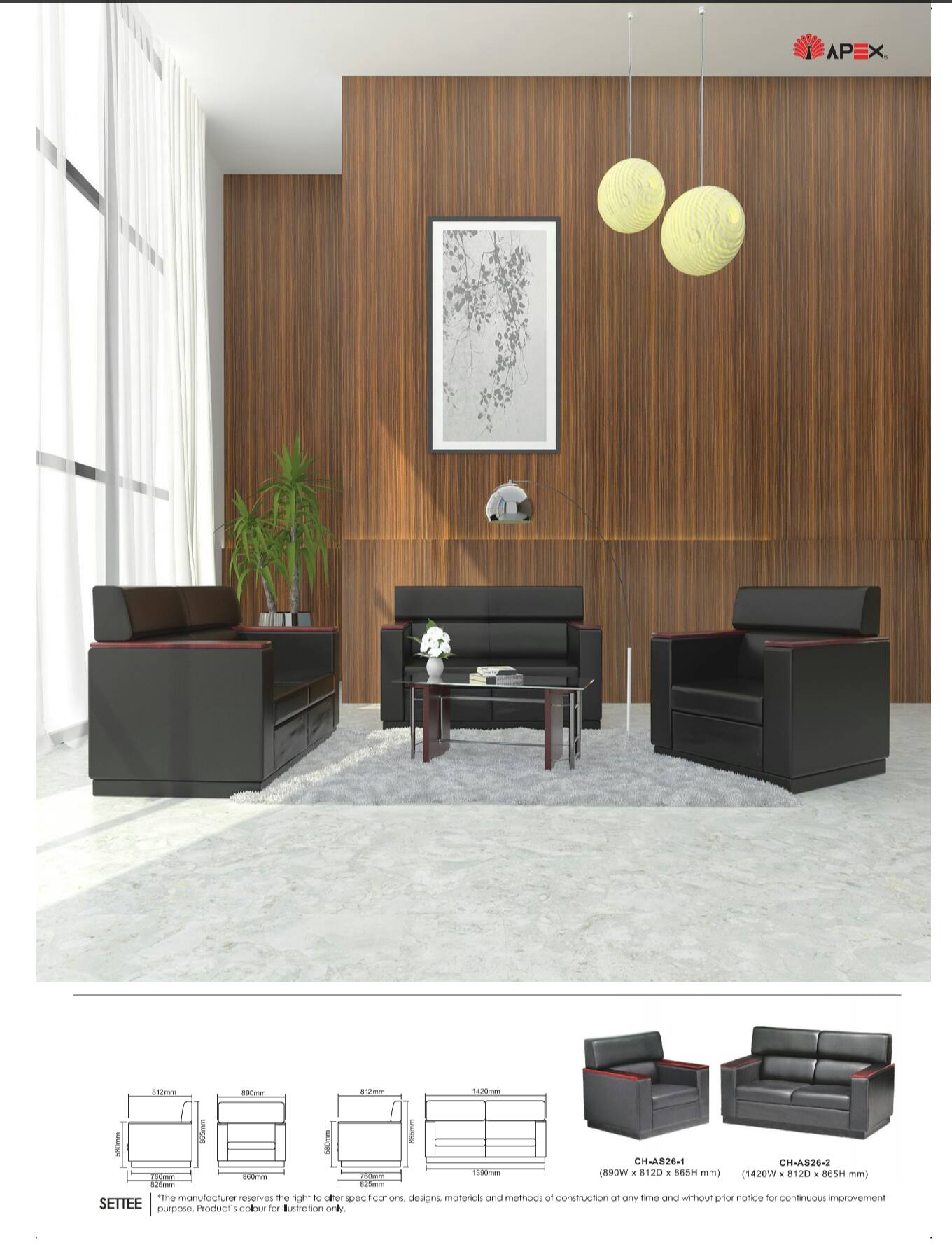 Office Settee | Duracon